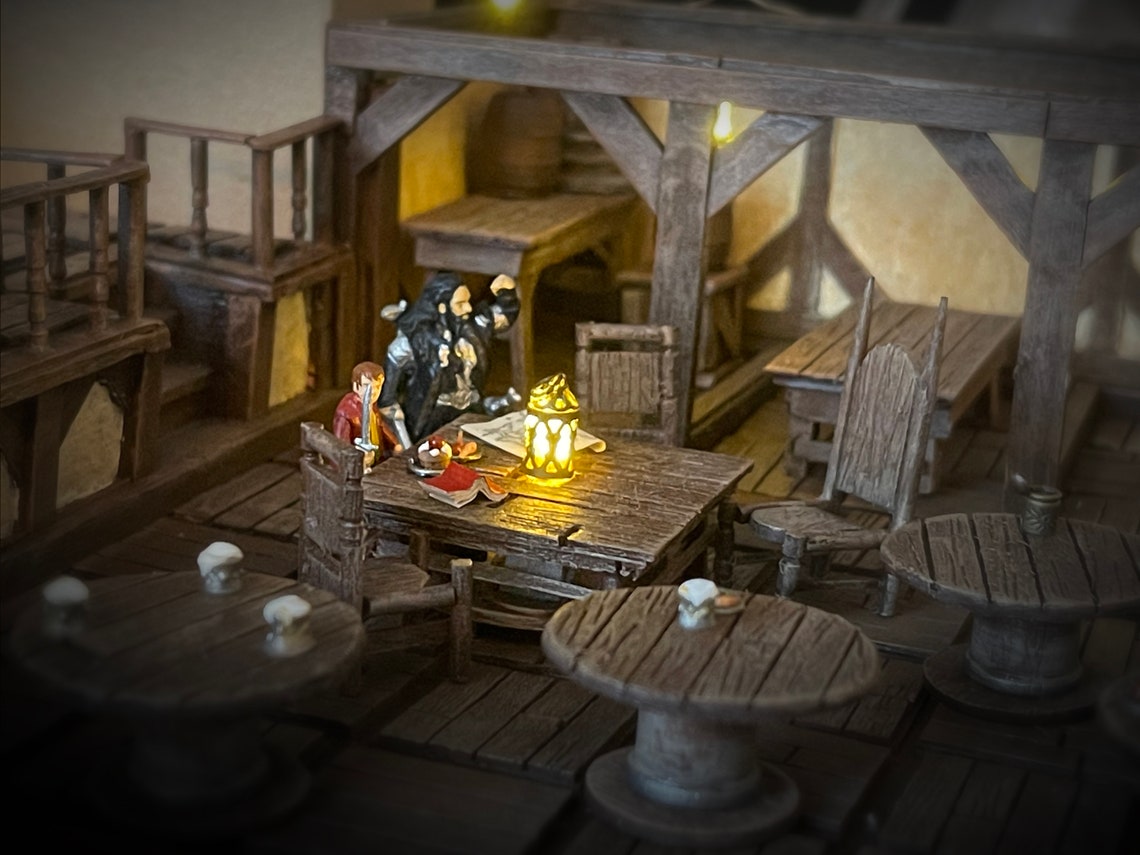Handmade Tavern Chair: 28mm Tabletop RPG Terrain - Etsy