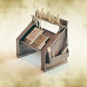 Hand Painted Cartography Desk: TTRPG Tavern Miniatures, 28mm Terrain - Etsy