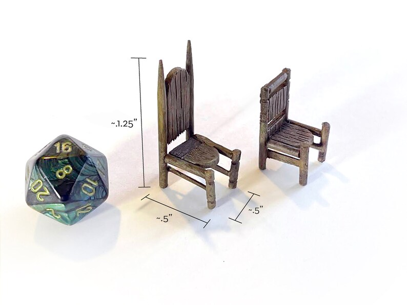 Handmade Tavern Chair: 28mm Tabletop RPG Terrain - Etsy