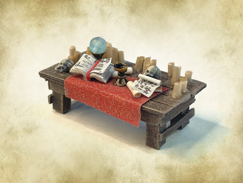 Enchantment Table With Chair Miniature Painted D&D - Etsy