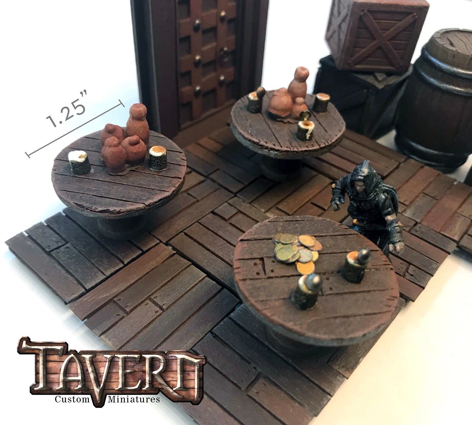 Handmade Tavern Tables Set: 28mm Tabletop RPG Terrain - Etsy
