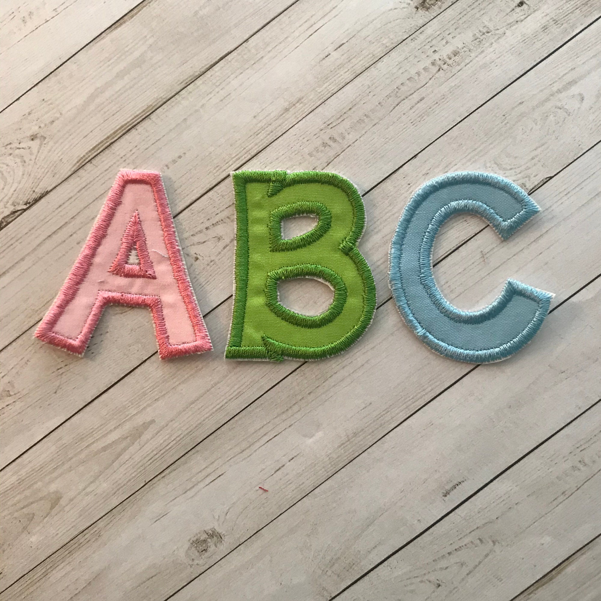 Alphabet Letter, 2 Inch, Hazel Font, Iron On, Alphabet Patch, Fabric ...