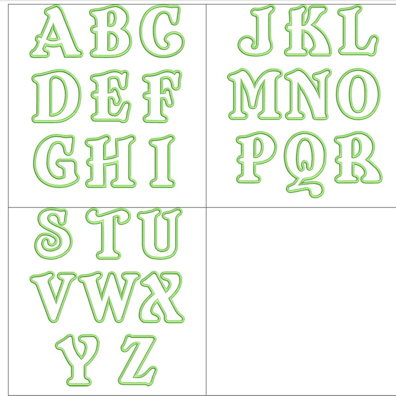 Alpha Letter, Emma Font, 3 Inch, Iron On, Alphabet Patch, Fabric ...