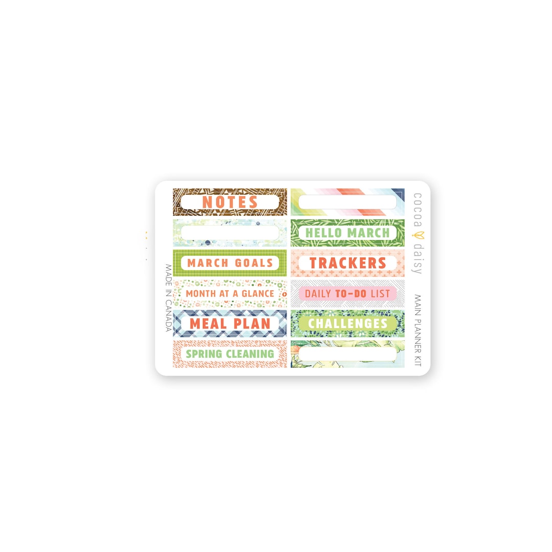 Treetop Canopy Tab Label Sticker - Etsy