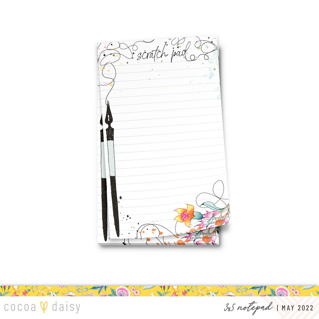 Afternoon Tea Notepad - Etsy