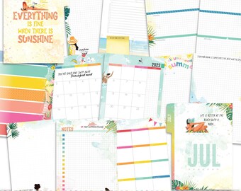 Summer Vibes Planner Sticker Kit - Etsy