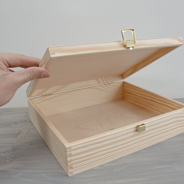 Unfinished Wood Box - Etsy