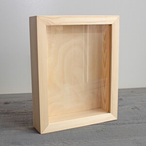 Large Wooden Shadow Box Unfinished Wood Shadow Box Wooden - Etsy