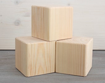Unfinished Wood Blocks - Etsy