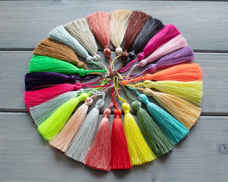 7cm 3 Mala Tassels Artificial Silk Thread Tassels - Etsy