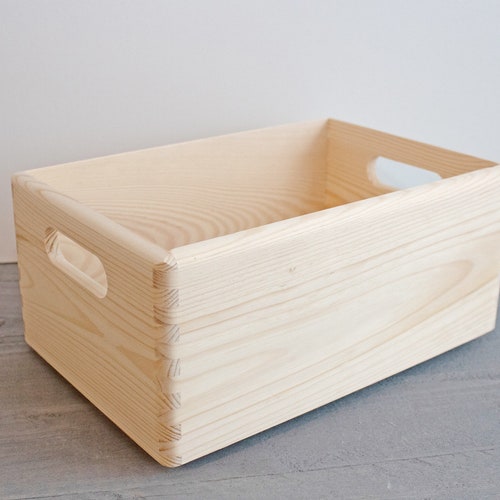 Wooden Chest Unfinished Wood Box Jewellery Box Unpainted | Etsy