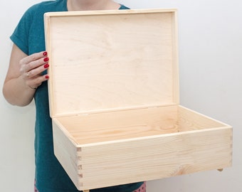 Unfinished Wood Box | Etsy