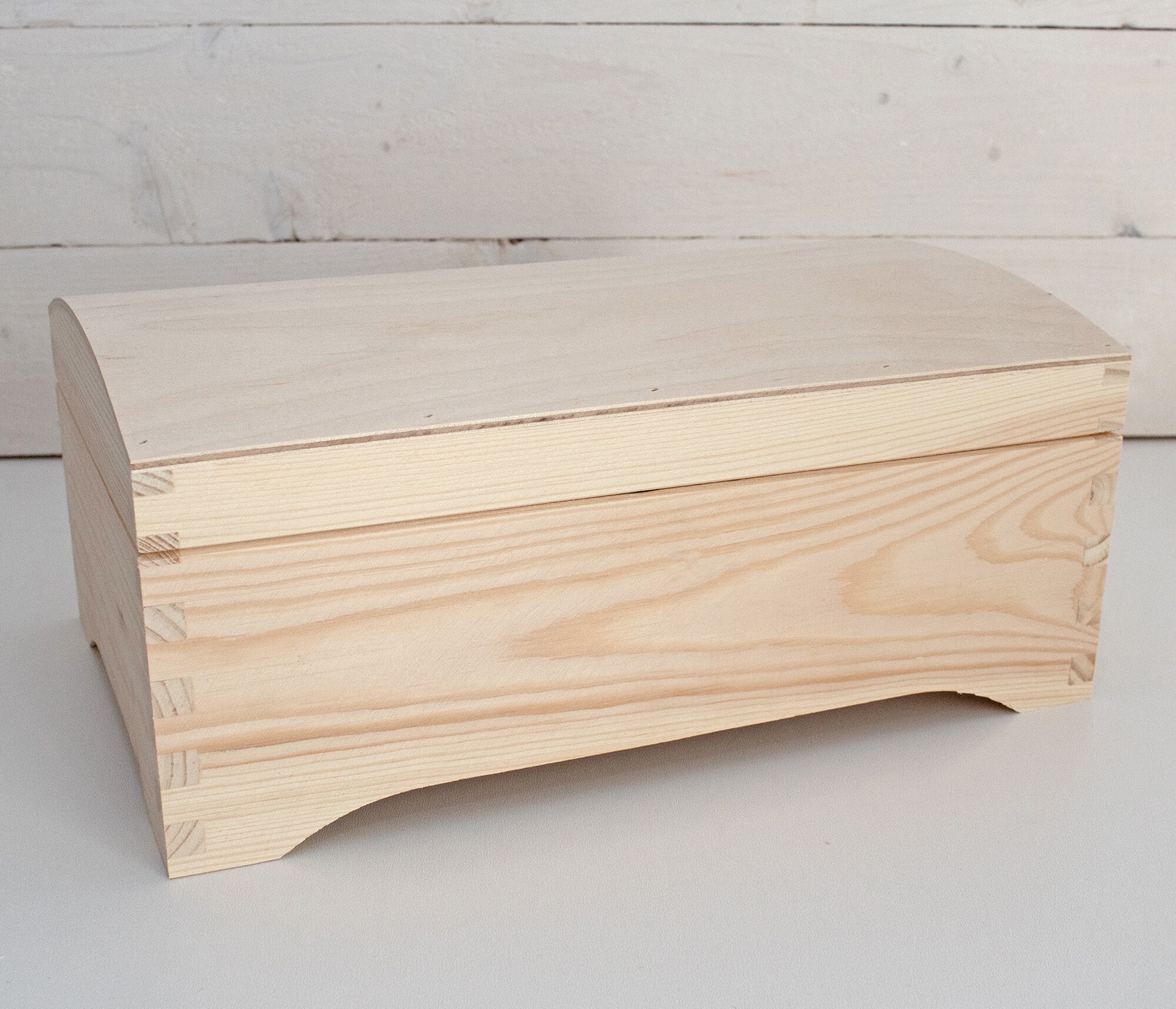 Unfinished Wooden Chest Box Natural Unpainted Wood Chest - Etsy