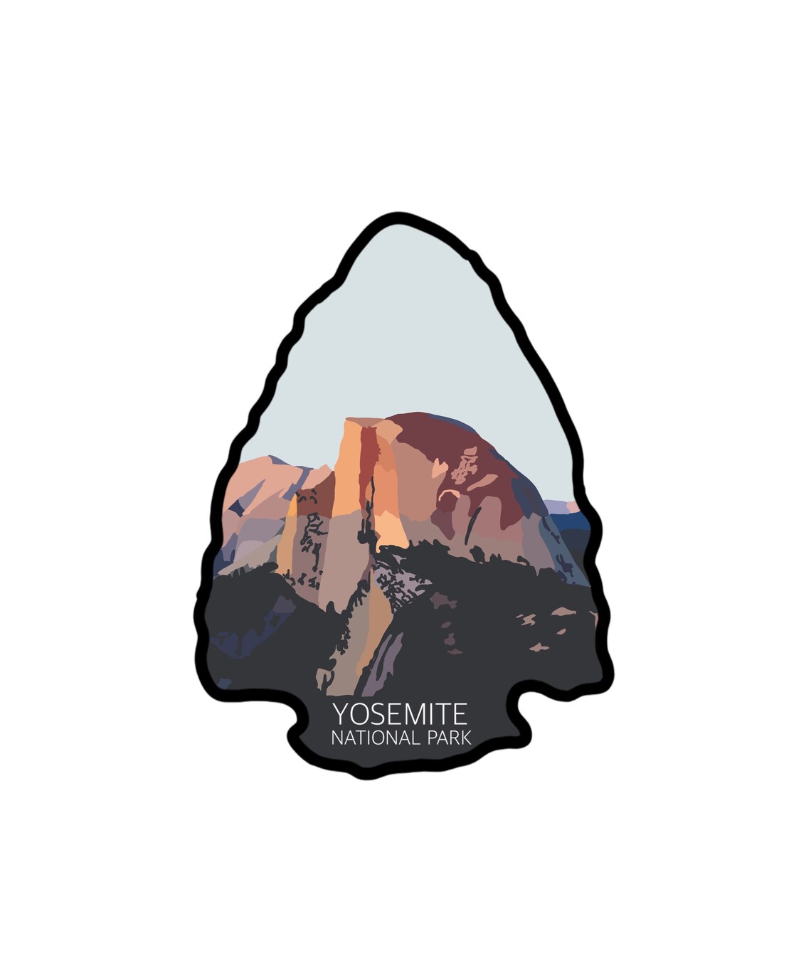 Yosemite National Park Sticker - Etsy