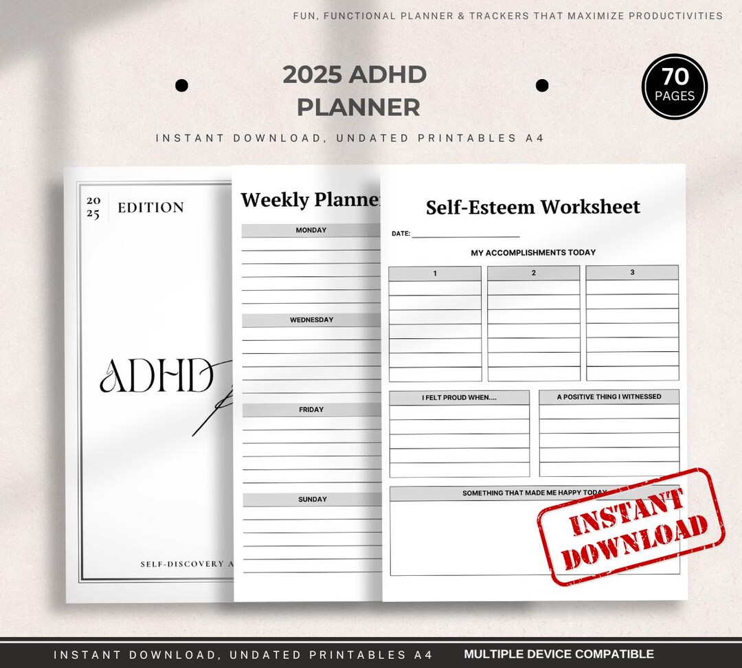 To Do List Tracker Printable, Daily Planner Template, Productivity Tool ...