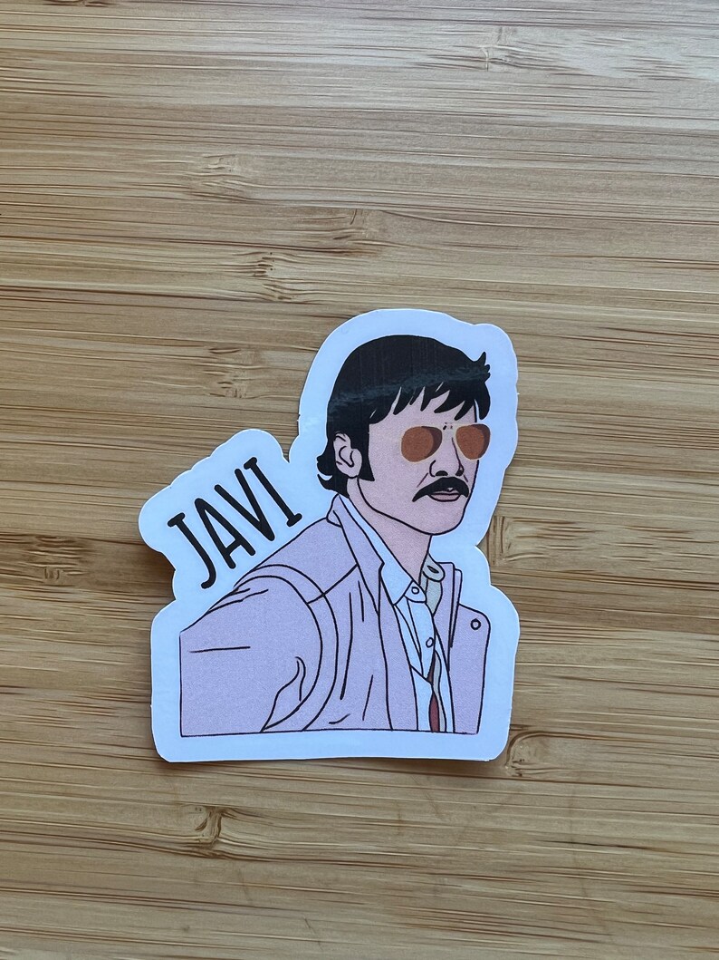 Pedro Pascal Javi Peña Narcos Sticker Hand Drawn - Etsy