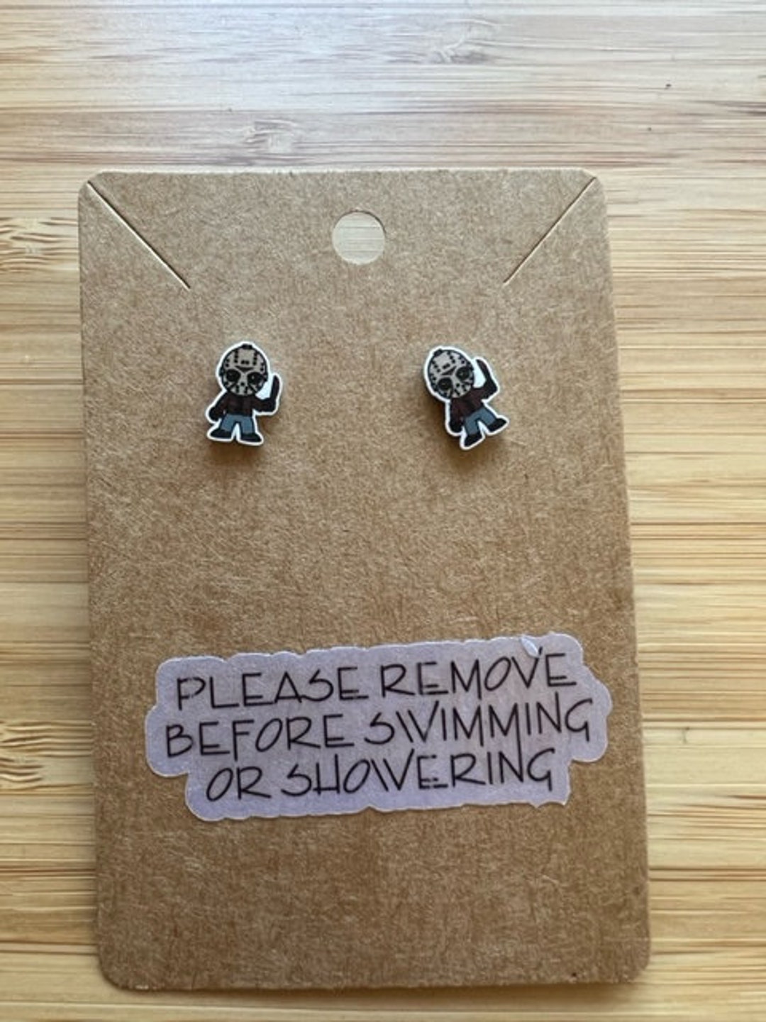Tiny Jason Voorhees Friday the 13th Horror Movie Stud Earrings - Etsy