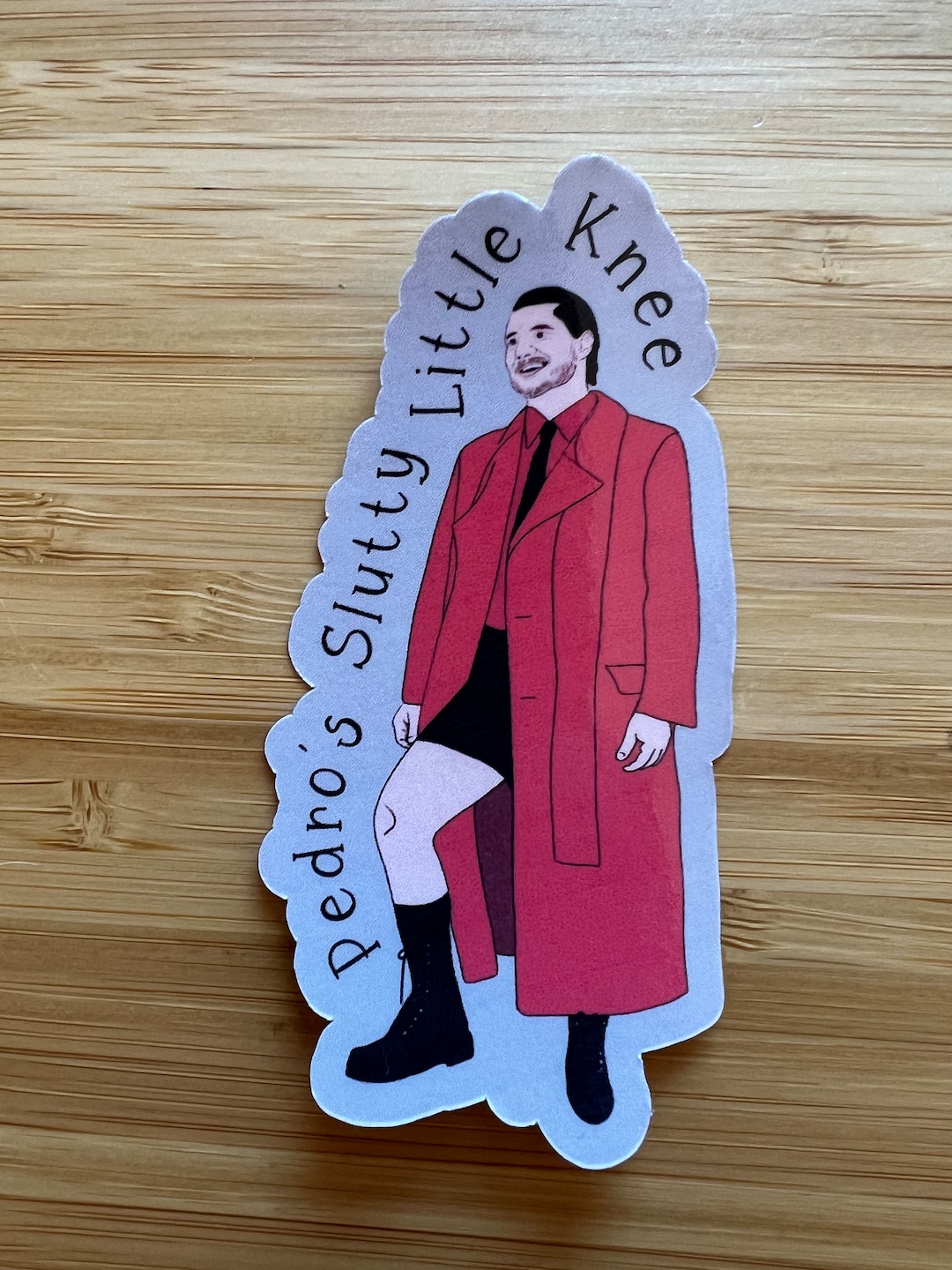 Pedro Pascal Met Gala Knee Sticker - Etsy