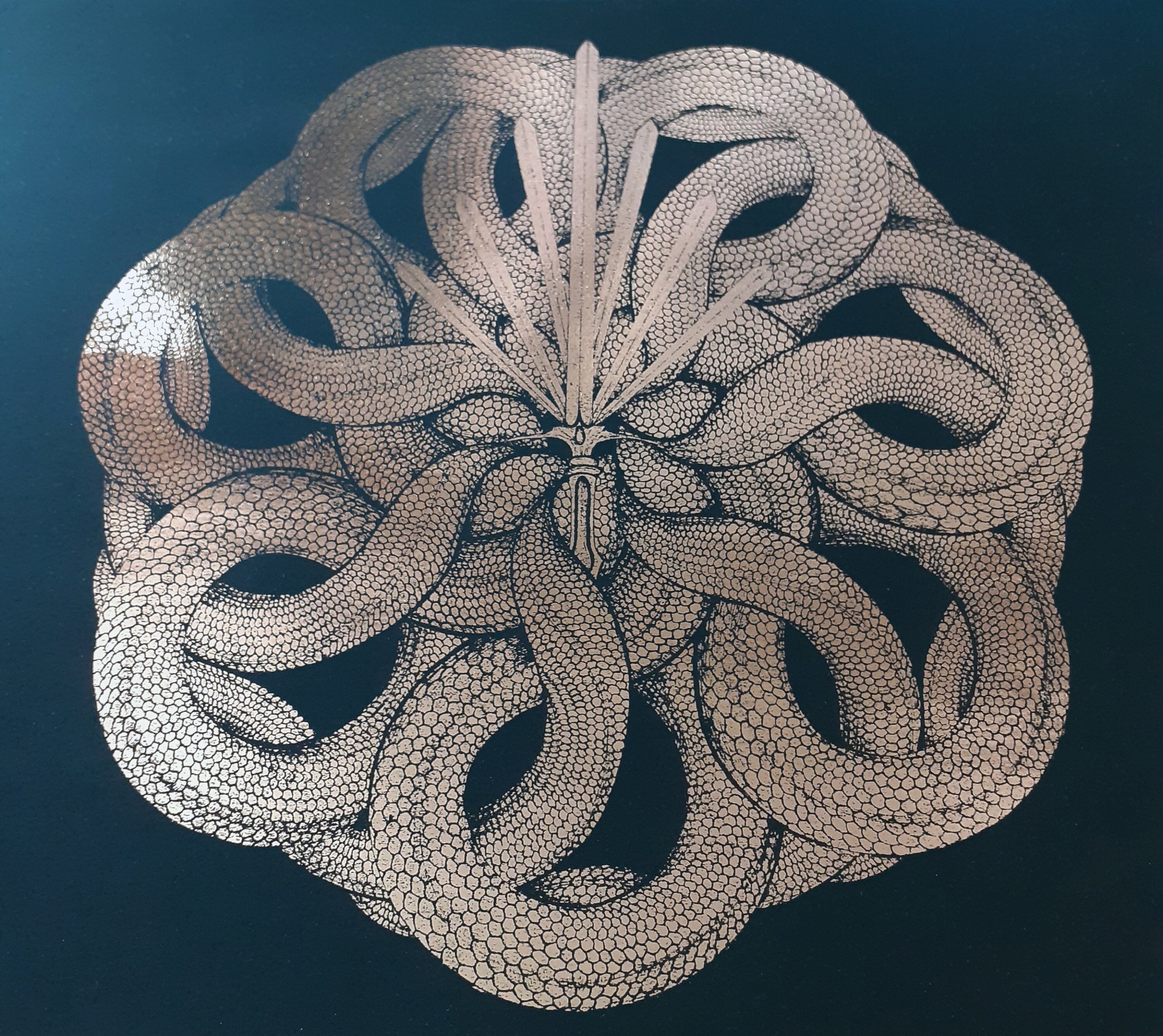 Septem Archontes Lim. Silberfolie Druck Schwarz Lim Zu 9 Stück - Etsy