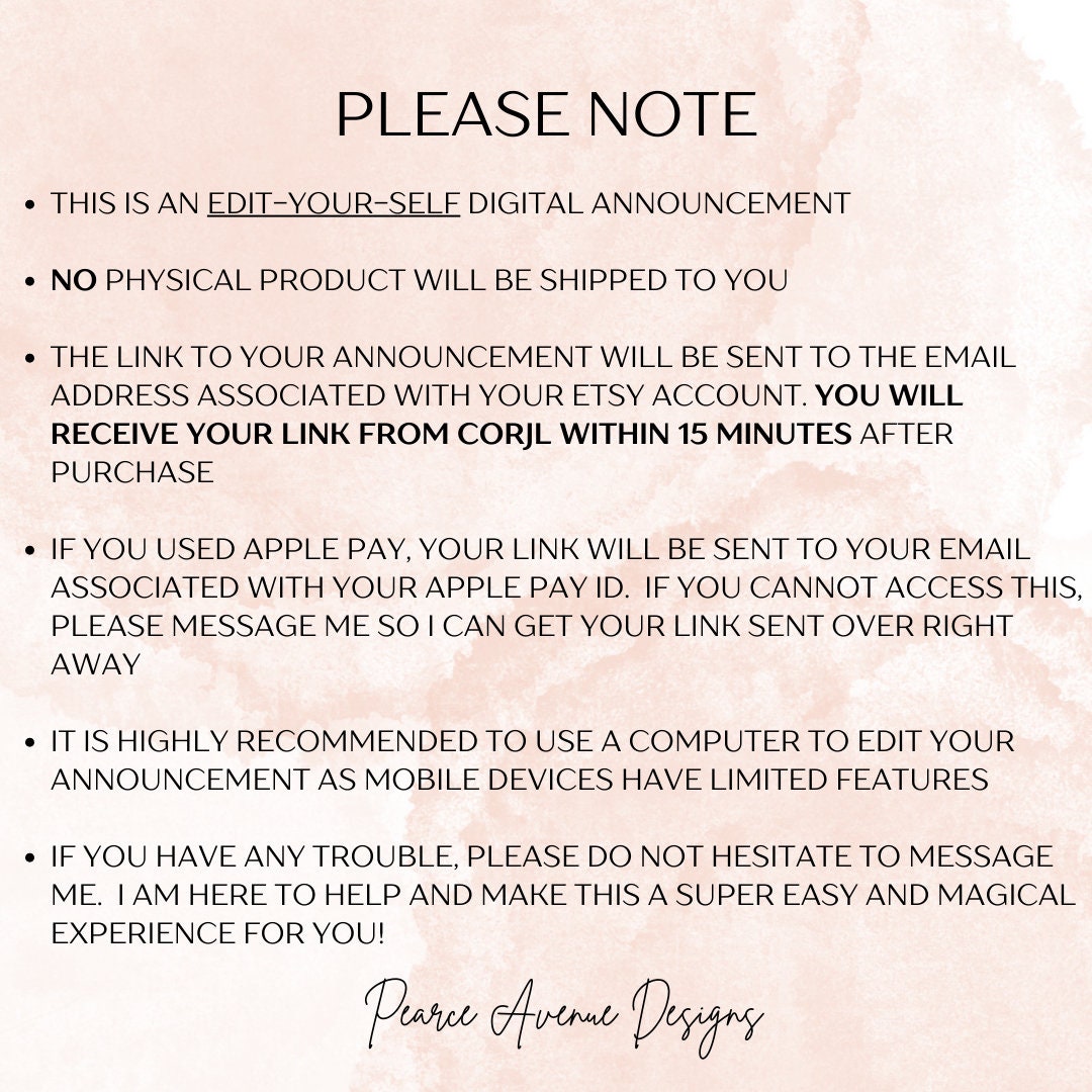 Second Baby Announcement, Digital Pregnancy Announcement, Gender ...