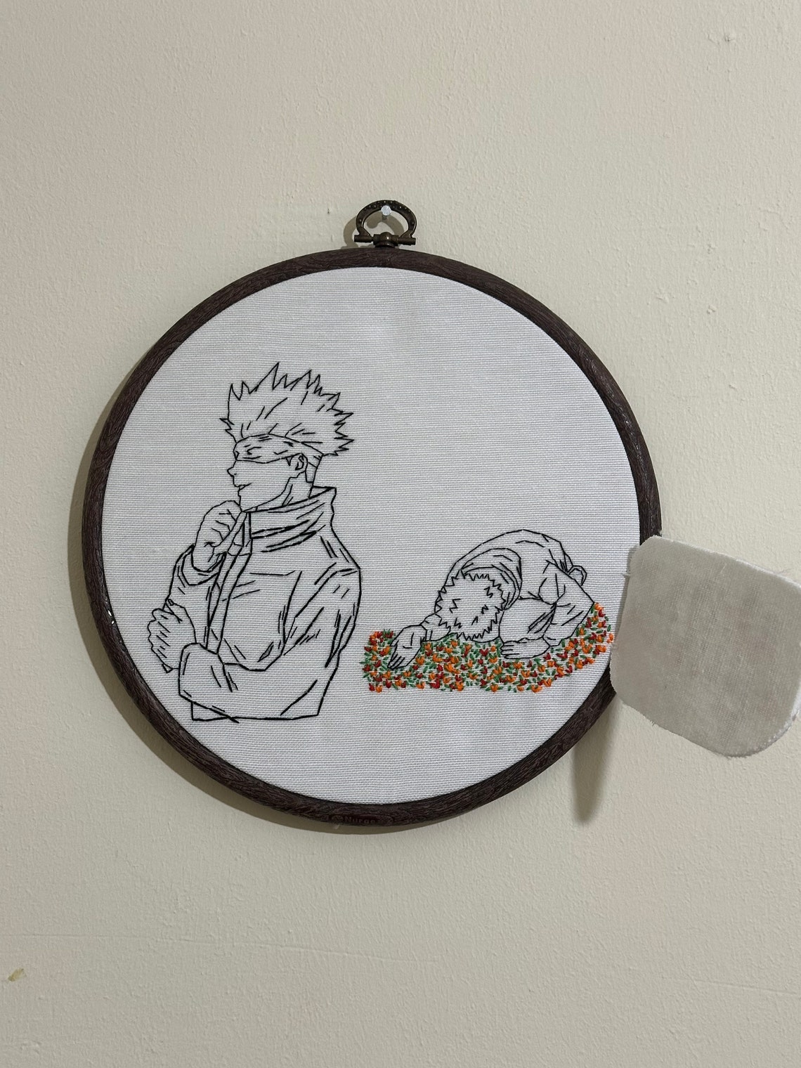 Funny Anime Hoop Embroidery - Etsy