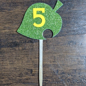 Animal Crossing New Horizon, ANCH, Cupcake Toppers, Fossil, Leaf ...