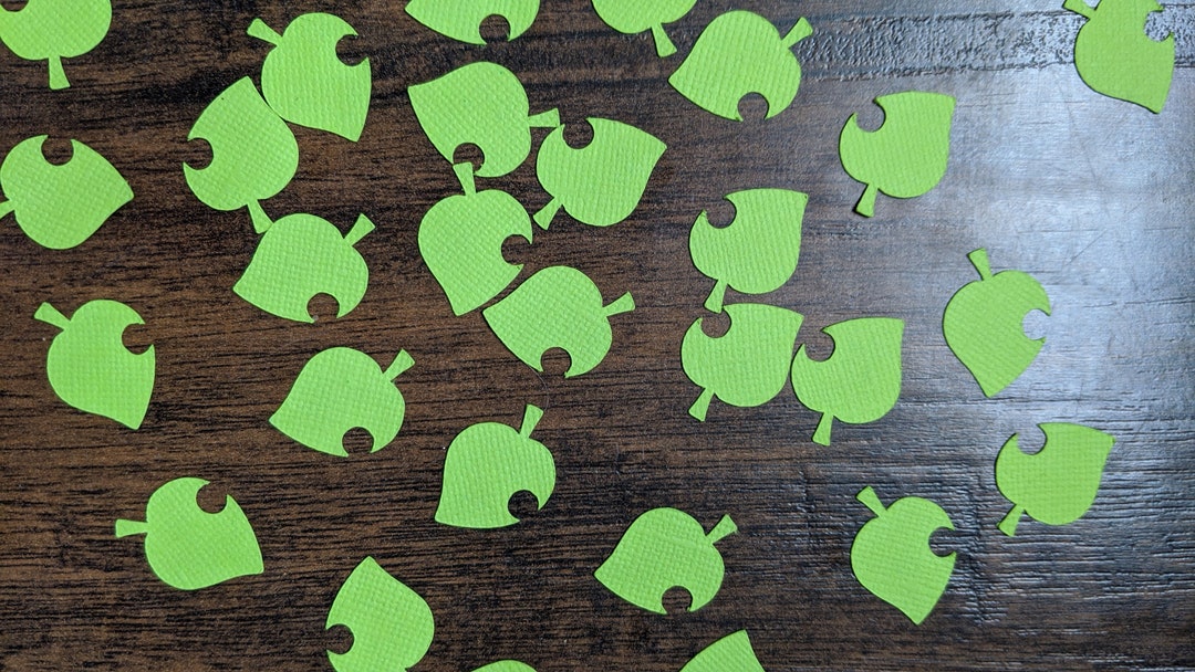 Animal Crossing Confetti, Gaming Confetti, Birthday Confetti, Leaf ...