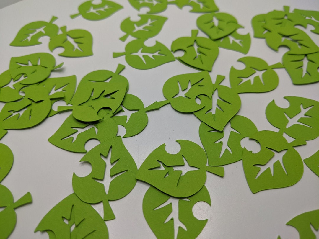 Animal Crossing Confetti, Gaming Confetti, Birthday Confetti, Leaf ...