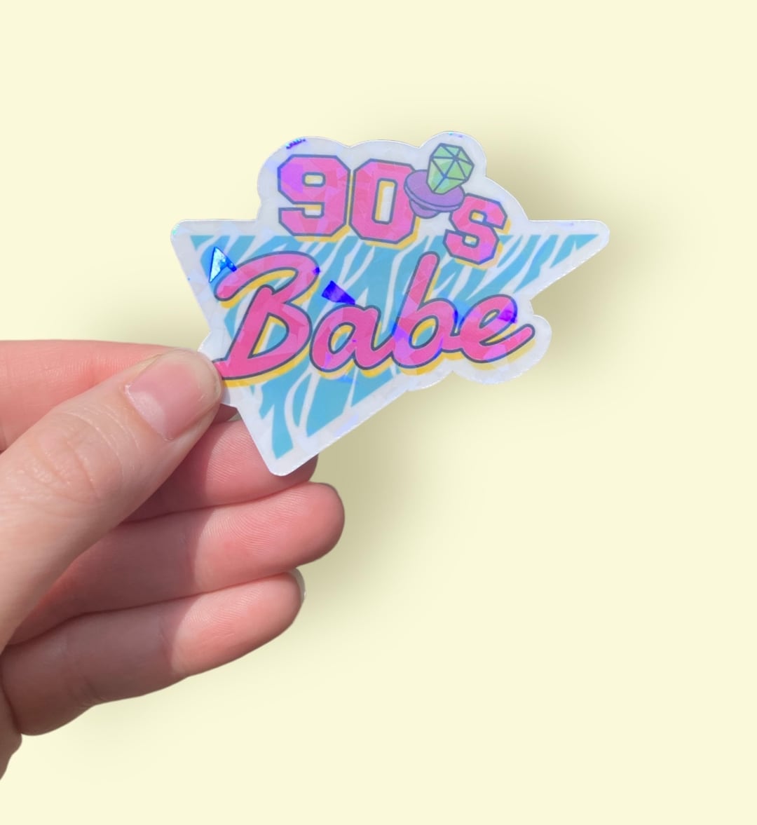 90's Babe, Retro Sticker, Nostalgic Sticker - Etsy