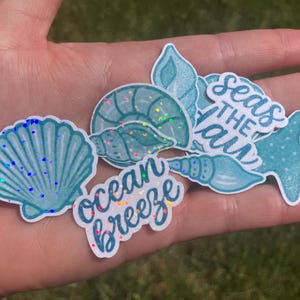 Seashell Sticker Set - Etsy