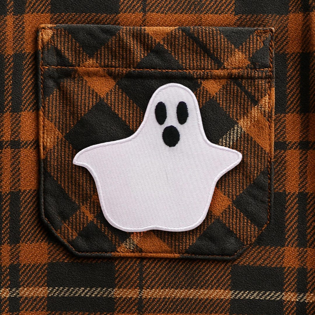 Ghost Patch/iron-on Patch/halloween Costume, Kids Patches, Spooky/trick ...