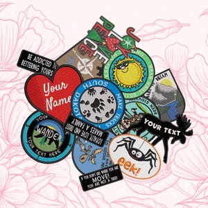 I Aim to Misbehave Embroidered Patch Iron On/sew on Custom Biker Emblem ...