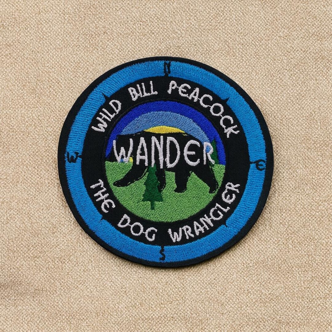 Custom Text Compass Patch Embroidered Iron-on/sew-on Applique for Vest ...