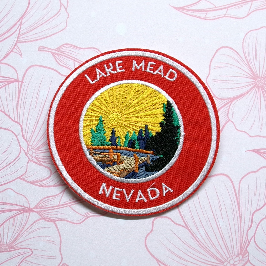 Lake Mead Nevada Patch Embroidered Iron-on/sew-on Applique for Vest ...