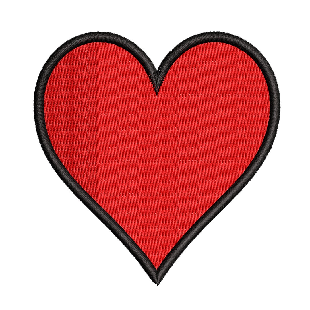 Valentine's Day Heart Iron-on Patch Iron on Applique, Romance Love ...