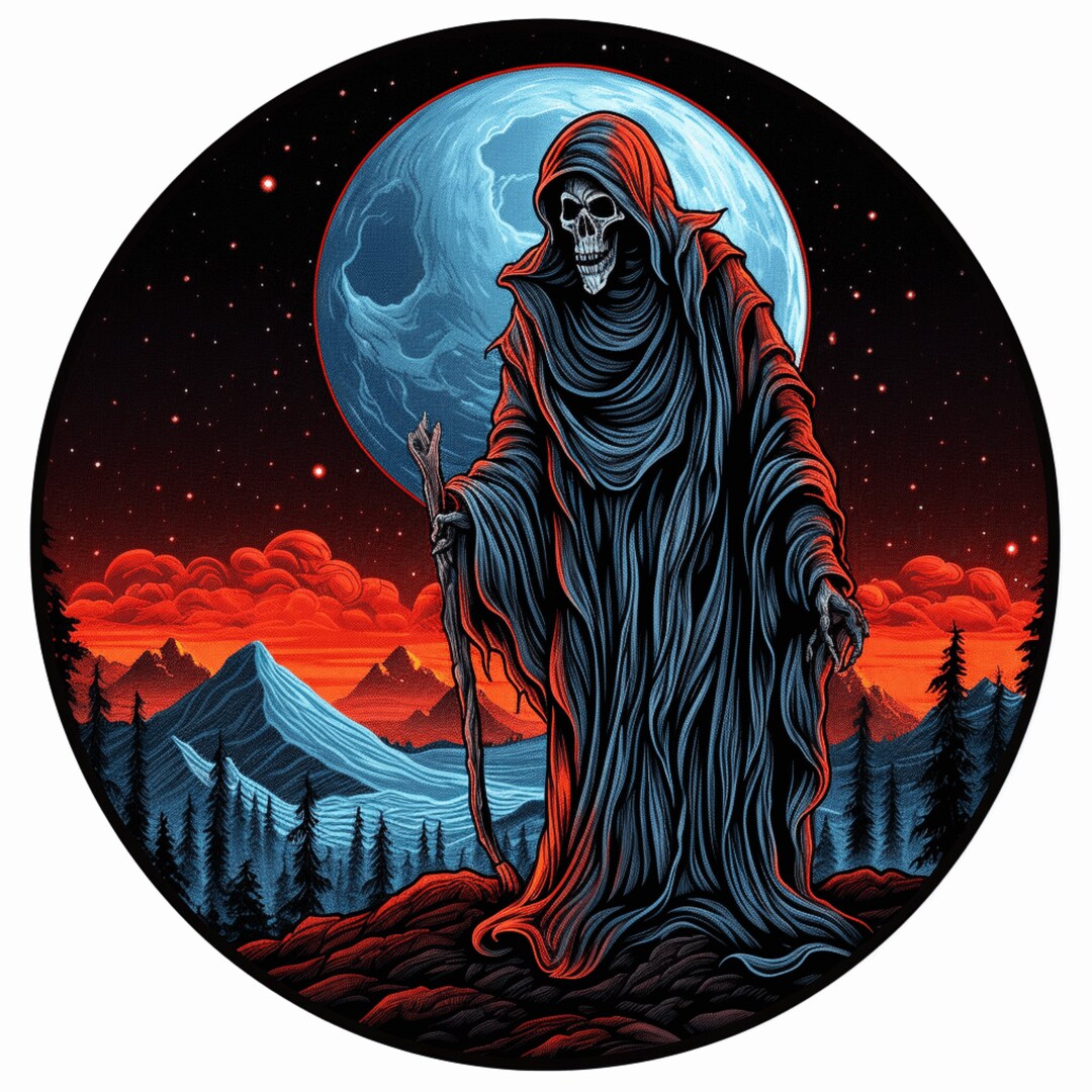 Grim Reaper Sticker Decal, Car Truck Window Bumper, Die-cut Vinyl Decal ...