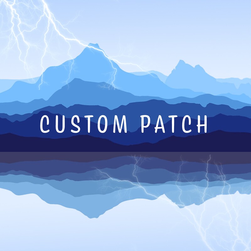 Custom Embroidered Patch Etsy