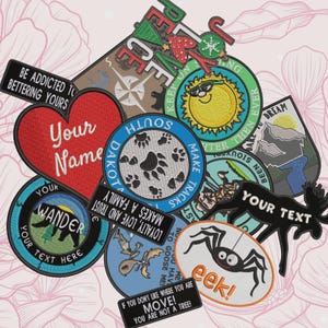 Custom Your Name Personalized Name Tag 5" X 1.5" Embroidered Patch Iron ...