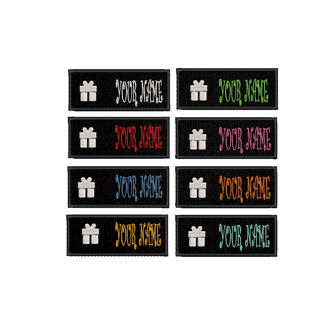 Custom your Name Personalized Name Tag Embroidered Patch Iron on ...