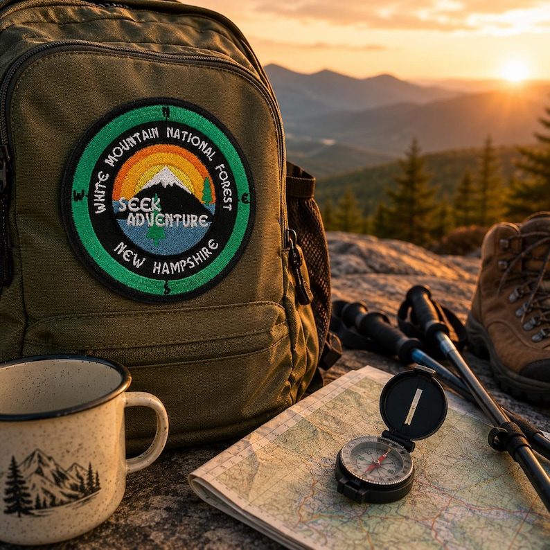 White Mountain National Forest Patch Embroidered Iron-on/sew-on ...