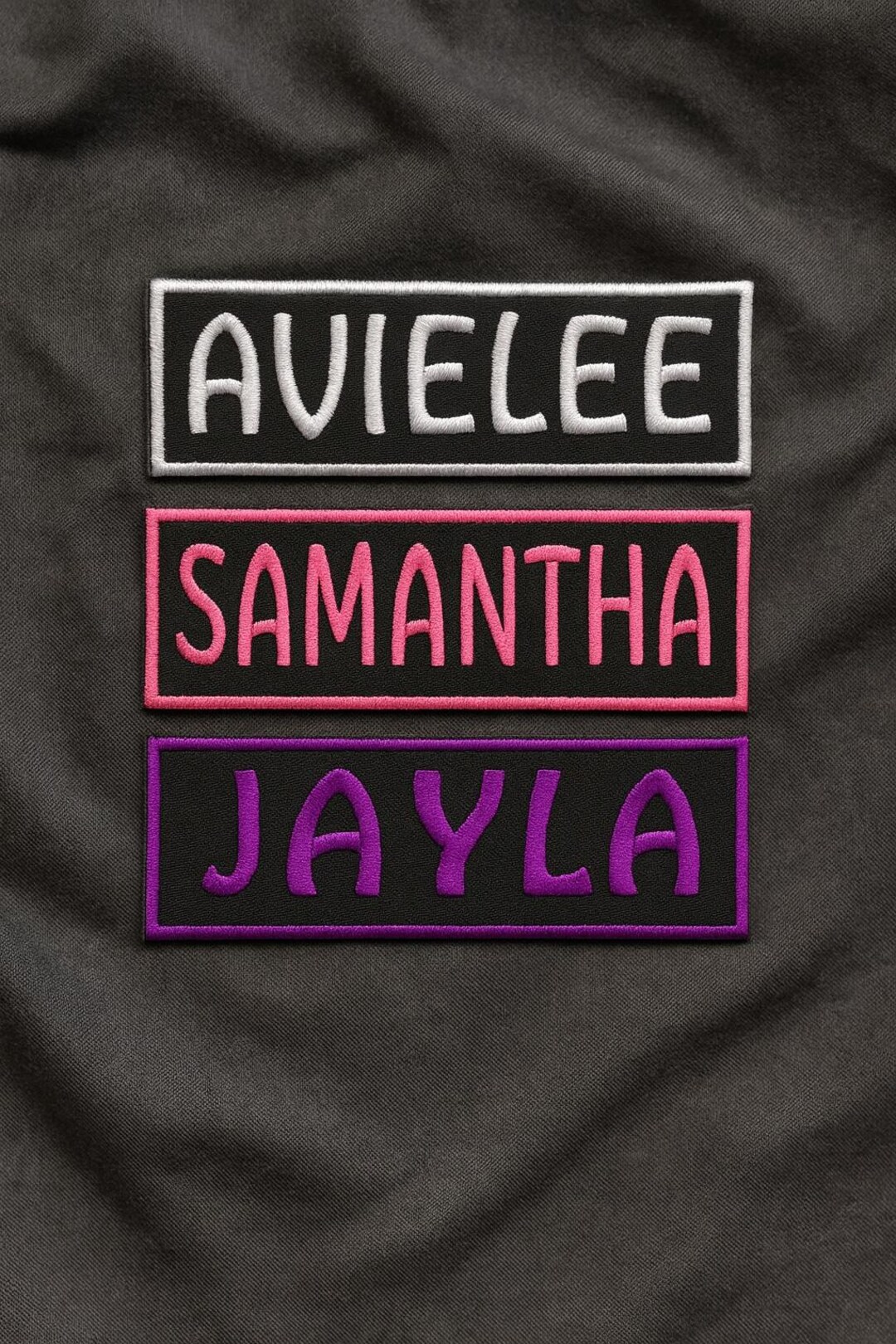 Custom Your Name Personalized Name Tag 5" X 1.5" Embroidered Patch Iron ...