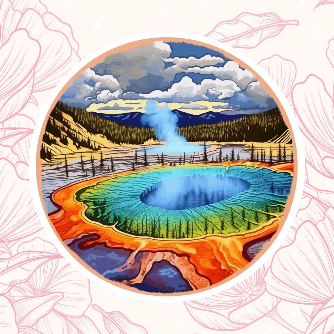 Yellowstone National Park Sticker Decal, Car Truck Window Bumper, Die ...