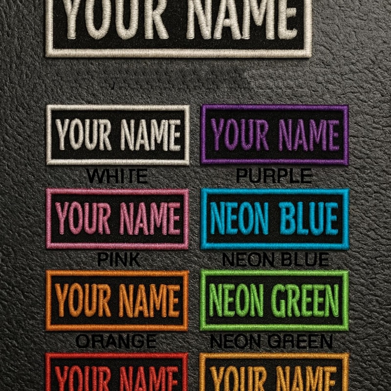 Name Velcro Patch for Bag - Etsy