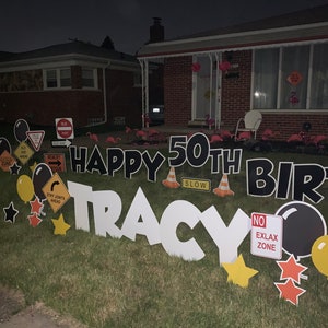 Over the Hill Yard Sign | Sign of Old Age | Old Age Humor | Happy ...