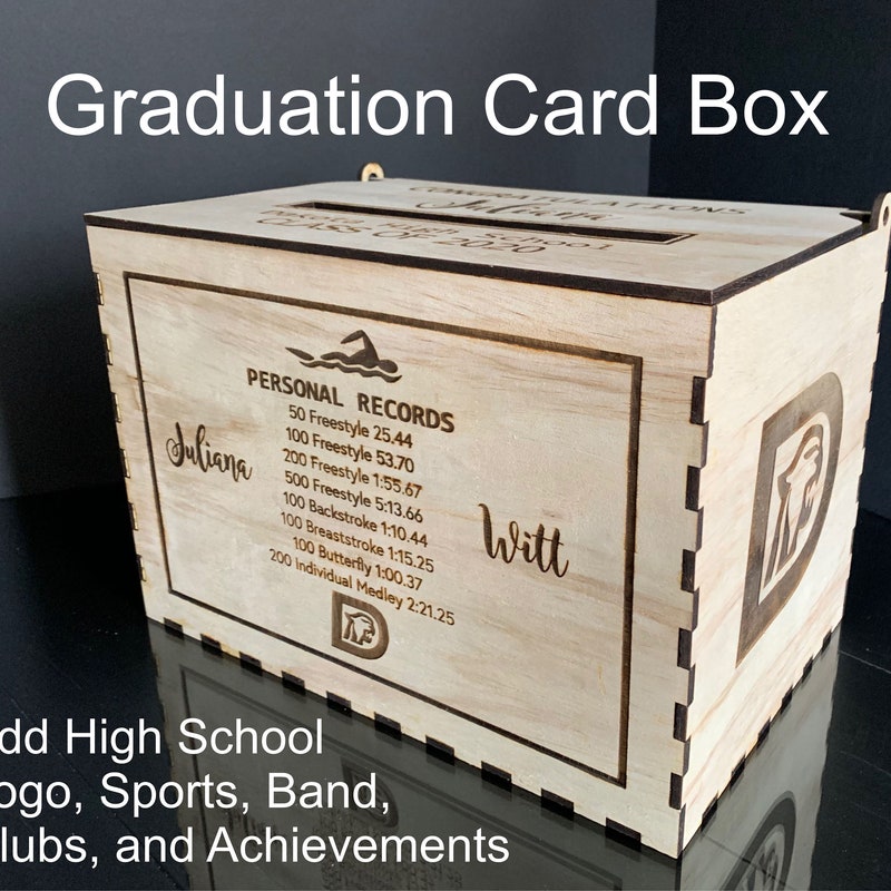 Graduation Card Box - Etsy