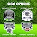 Customized Football Player Yard Sign | Sideline Sign for Football ...