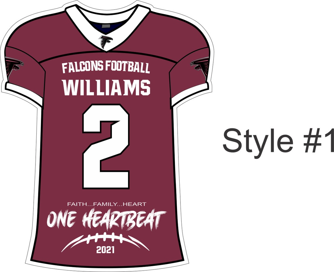 Football Player Yard Signs (6 SIGNS INCLUDED) - Etsy