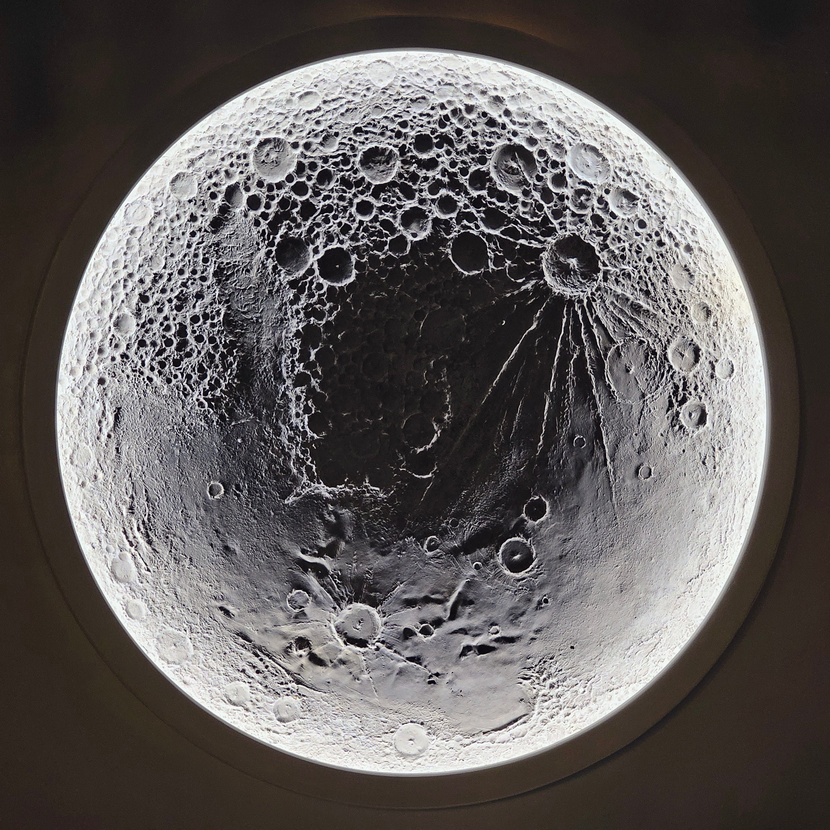 3D LED MOON Wall Art - Etsy