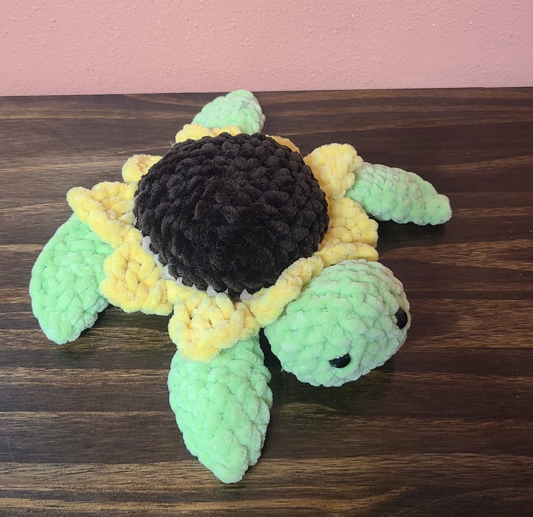 Sunflower Turtle Stuffie - Etsy