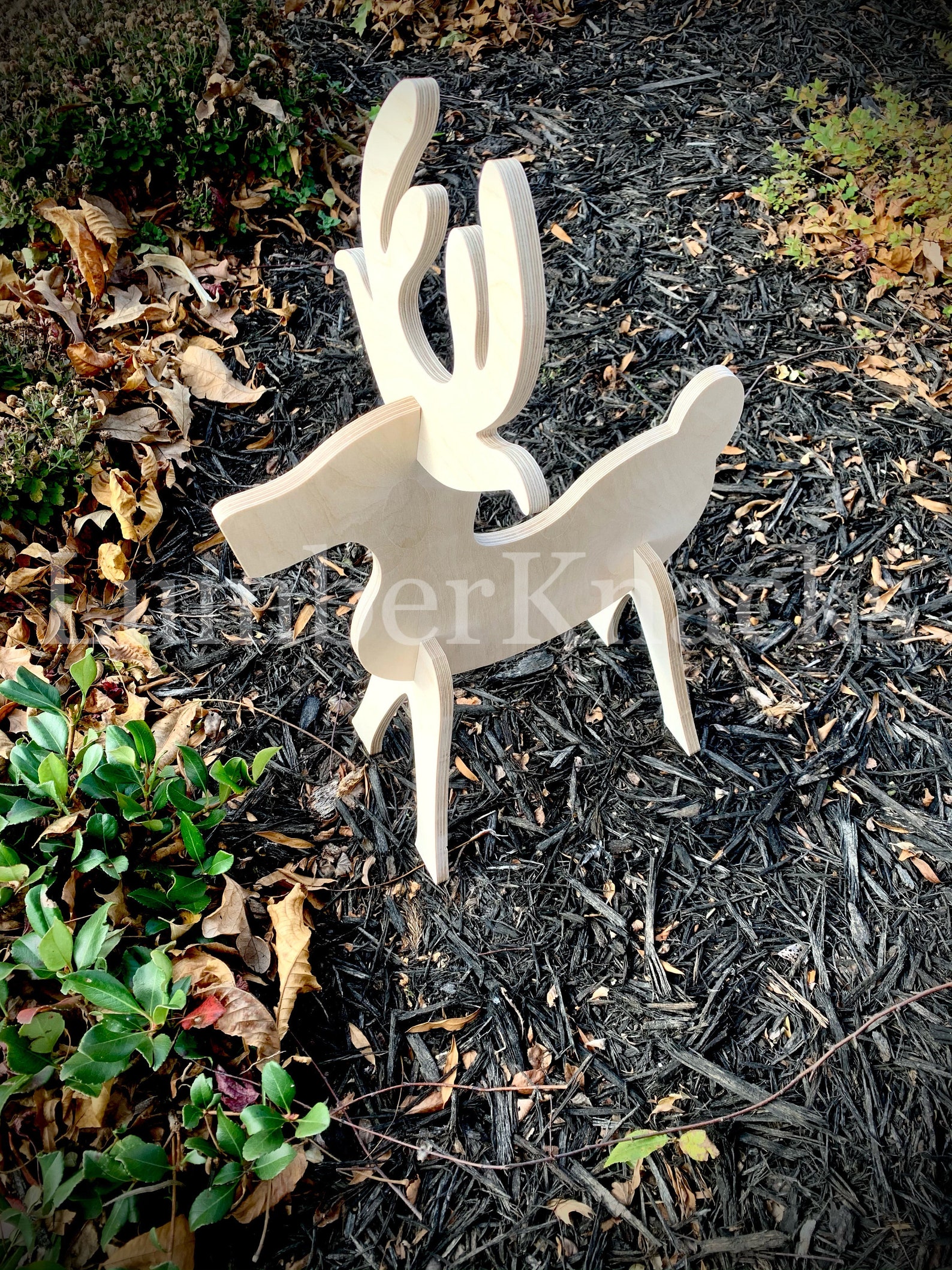 Wood Christmas Santa Reindeer Deer SVG for CNC Router Standing - Etsy